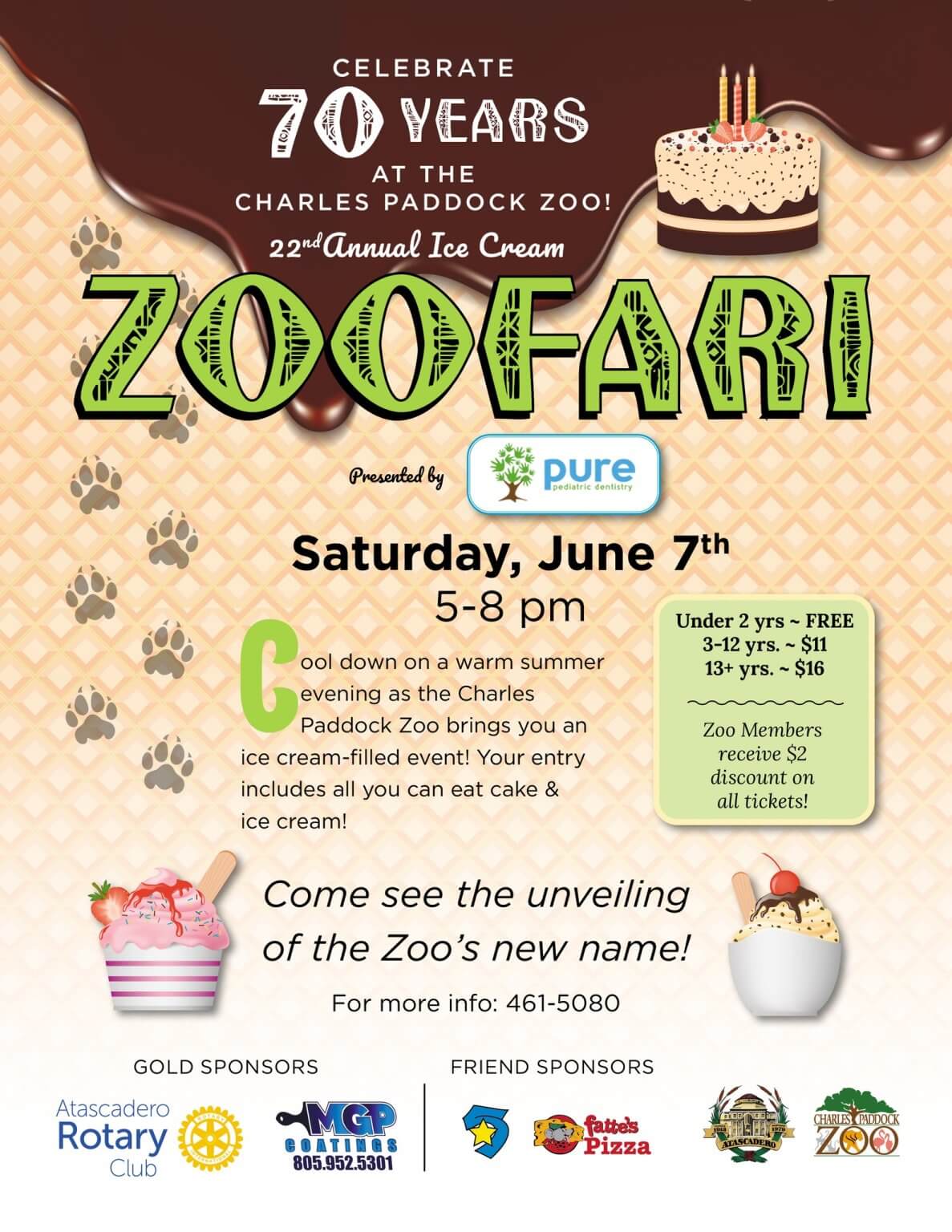 Ice Cream Zoofari - EnjoySLO